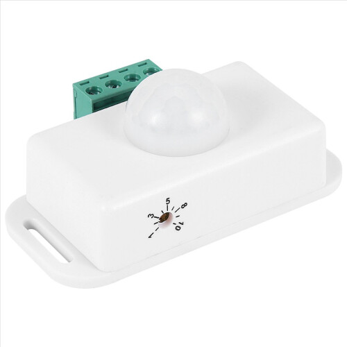 DC 12V 24V PIR Motion Sensor Function Controller LED Switch Body ...
