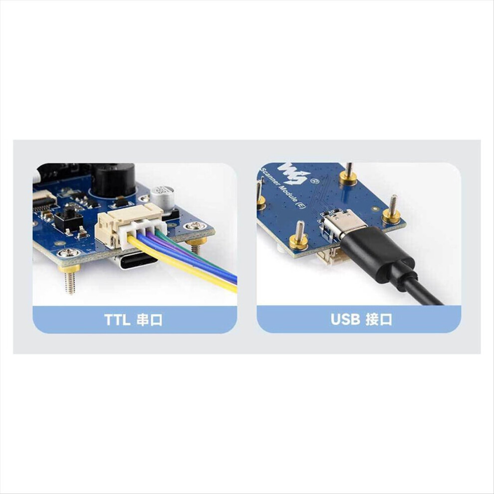 Barcode Scanner Module QR Code Recognition USB/UART Interface Compact ...
