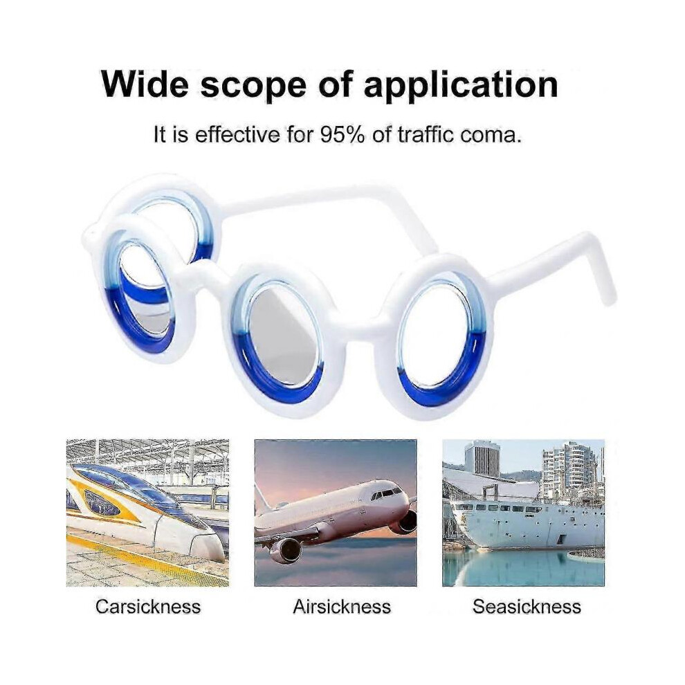 (2Pack)Portable Motion Sickness Relief Smart Glasses Anti-Nausea Anti ...