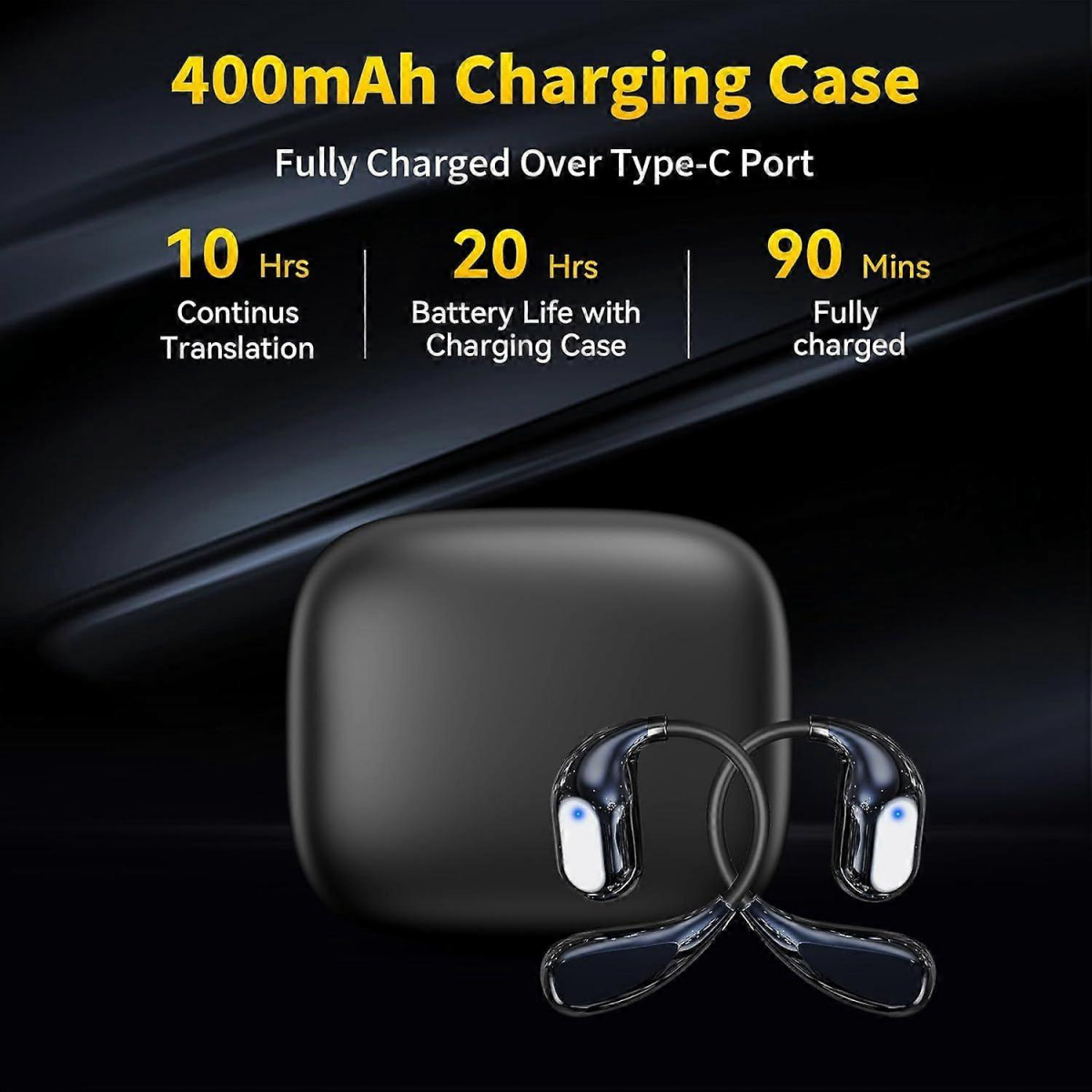 Latest Model AI Translation Earbuds Compatible with Real-Time ...