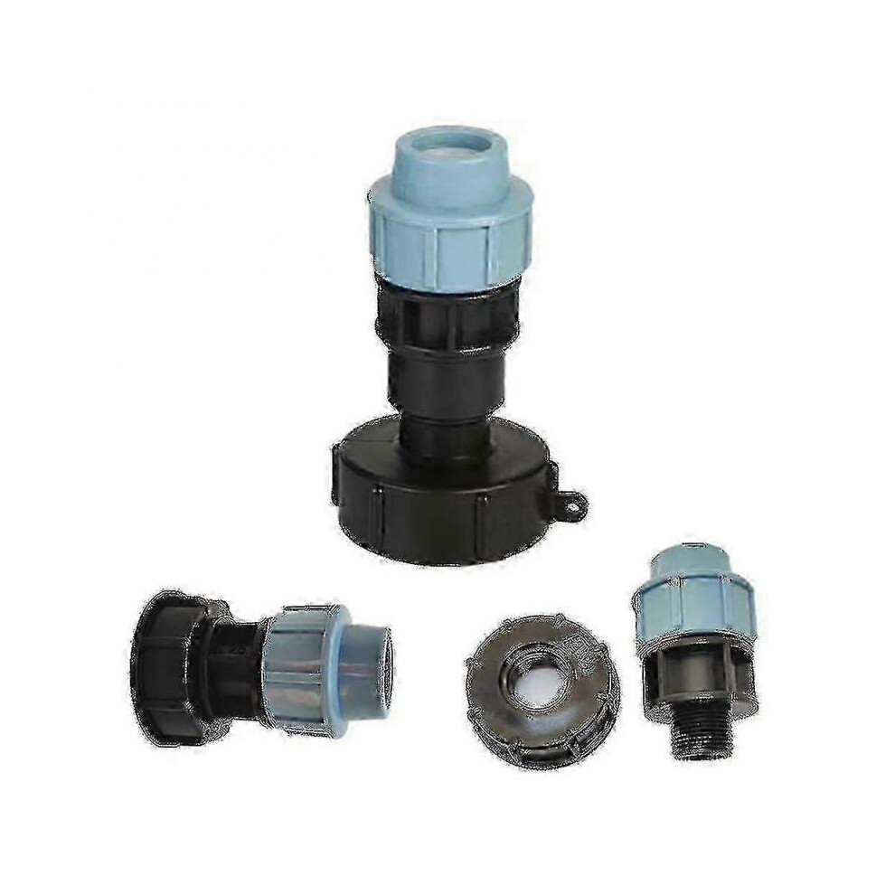 (Straight 25mm) Heavy Duty IBC Tank Adapter for Outdoor Watering and ...
