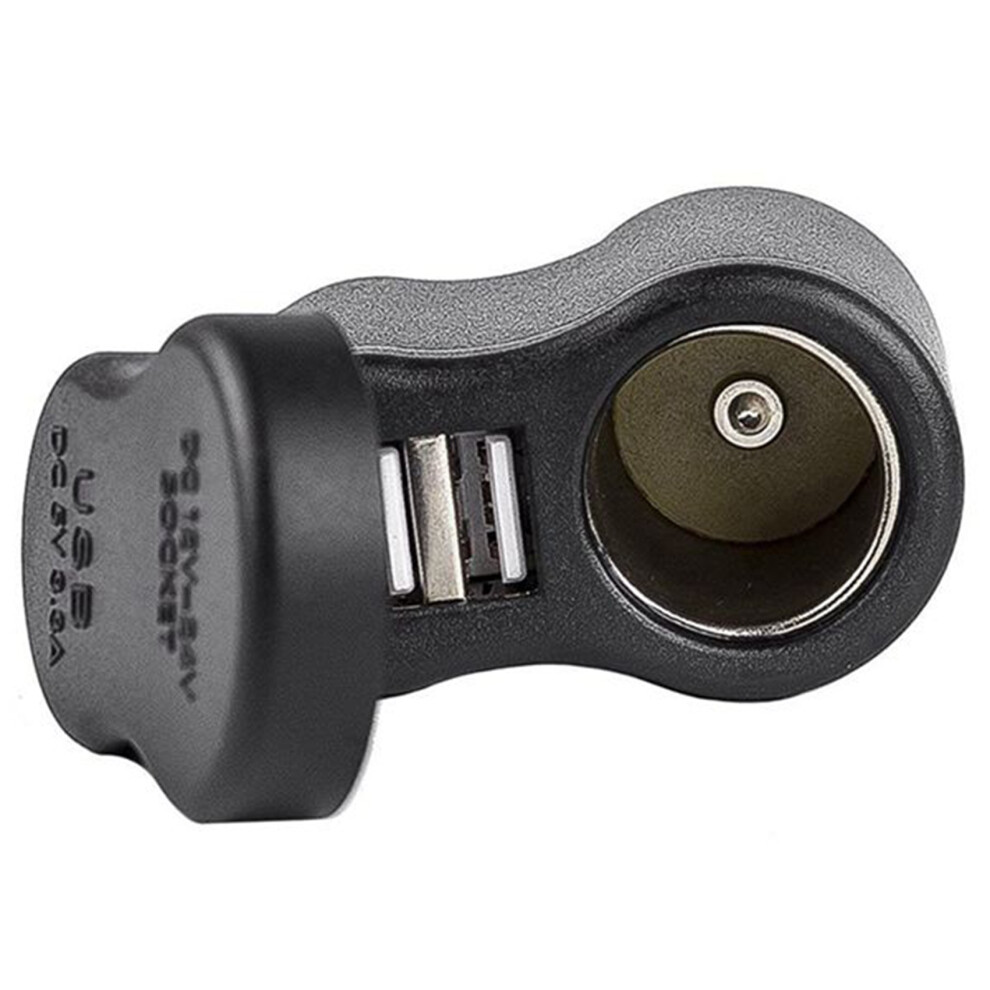 DIN Plug 3.3A Power Adapter Dual USB Socket Charg on OnBuy