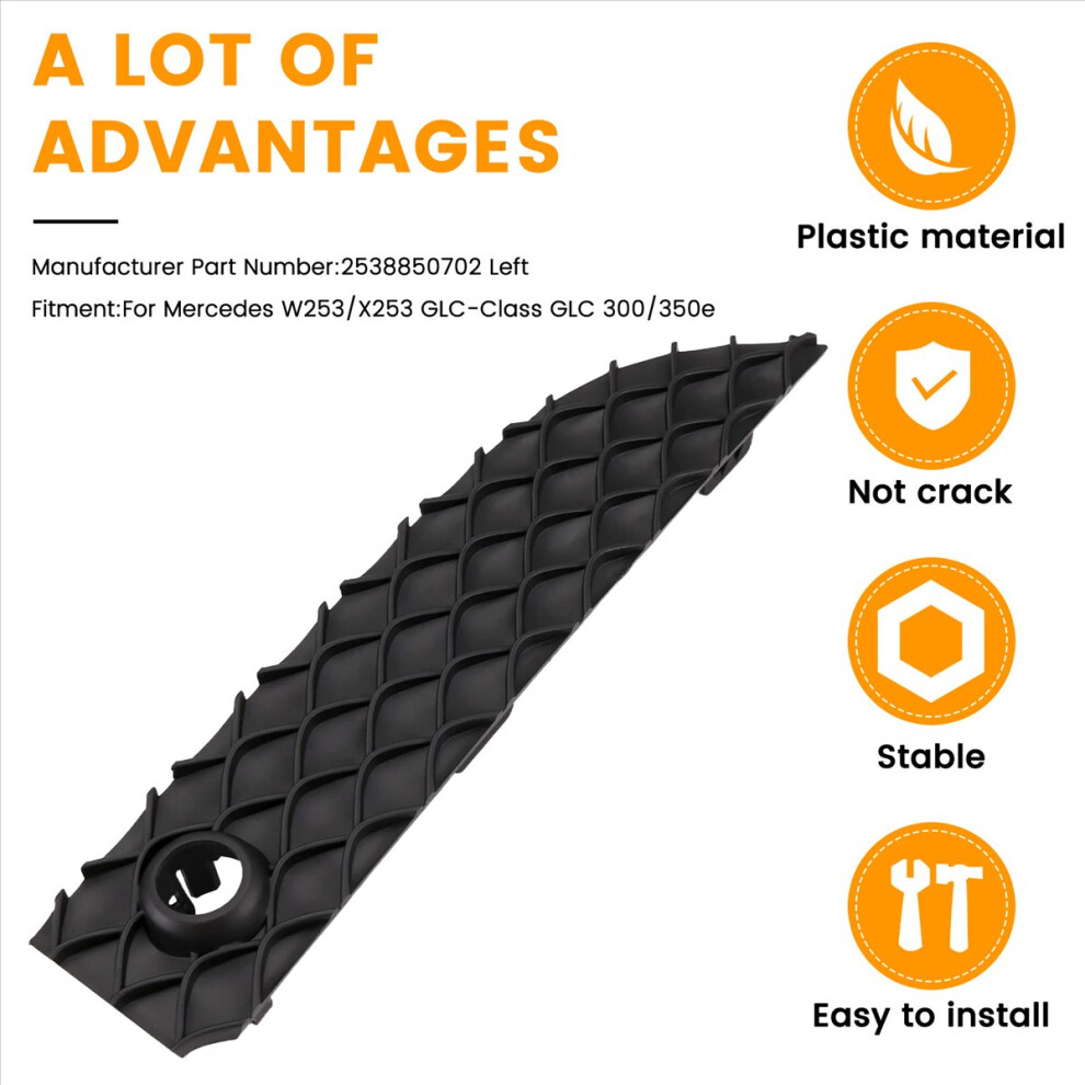 Left Front Bumper Lower Grille Side Cover Cap for on OnBuy