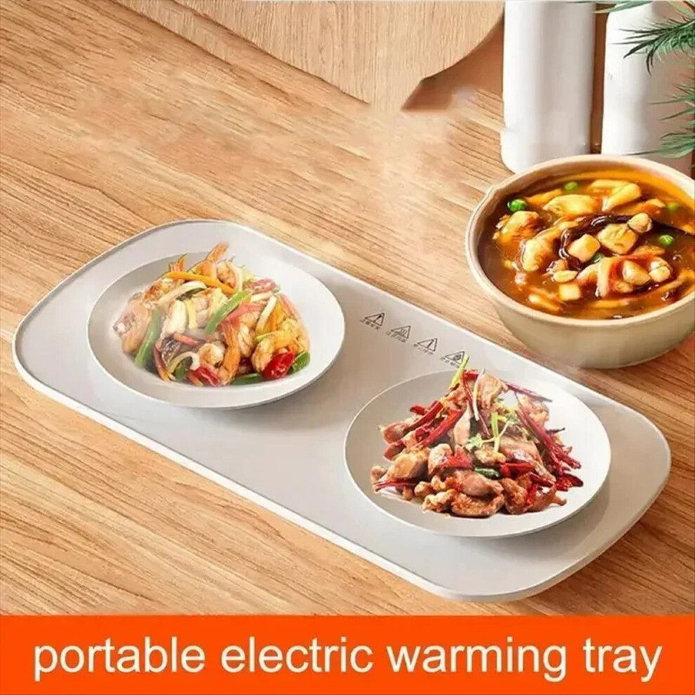 Food Electric Warming Plate Warmer Hot Placemat Long Lasting Plates for ...