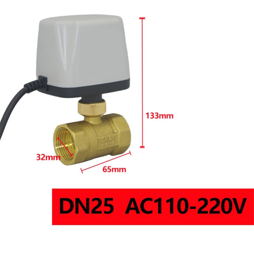 Brass Normally Closed Quick-Open Motorized Ball Valve 2-Wire Electric ...