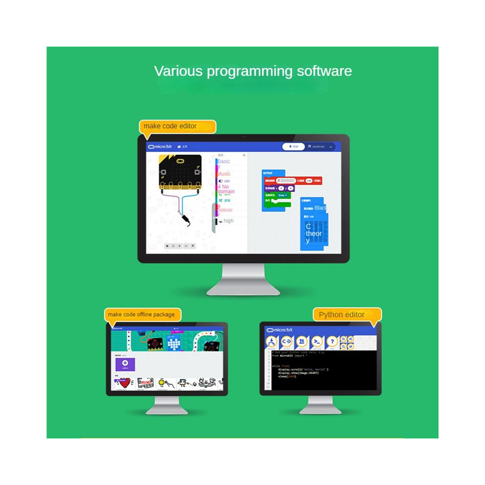 Carte mère BBC Microbit V2.0 : Introduction à la programmation ...