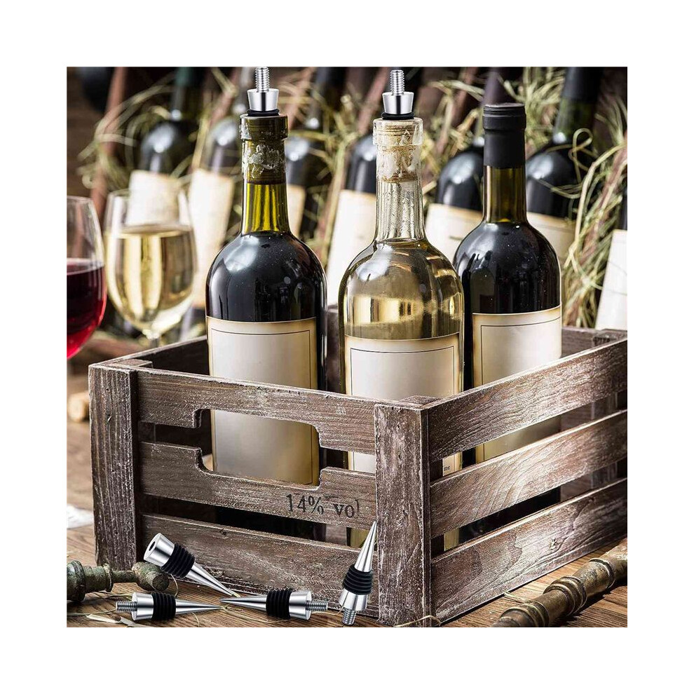 Kit de 21 bouchons de bouteille en alliage de zinc pour le vin, avec ...