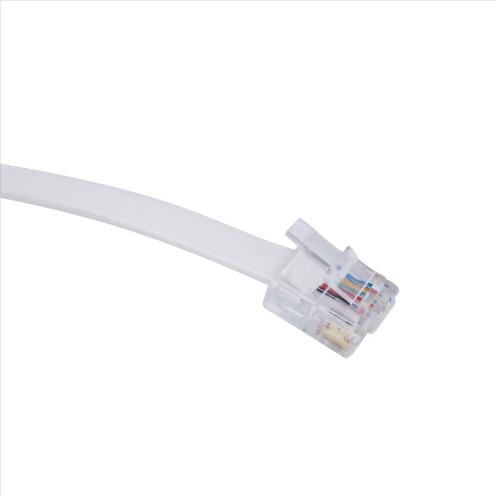 3X 6P6C RJ11 Telephone Extension Fax Modem Cable Line 9.8Ft Length ...