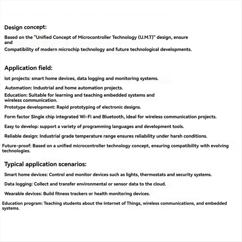Nano Kit ESP32 Module Wi-Fi et Bluetooth double portée de 100 m on OnBuy