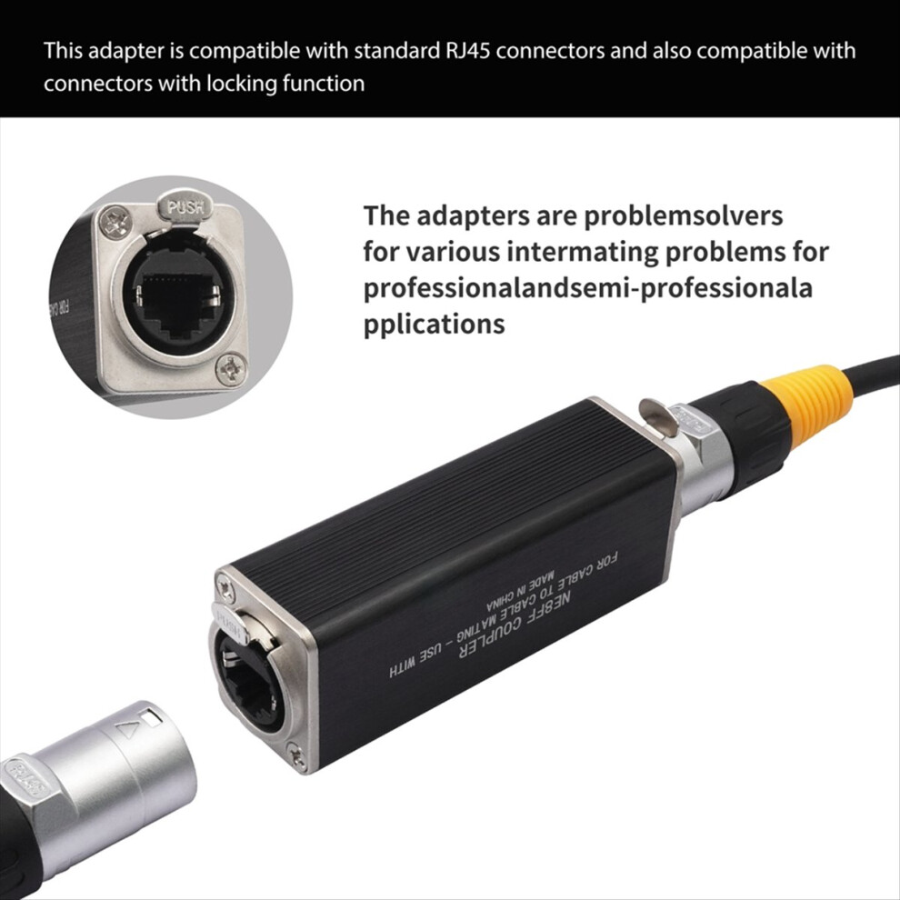 RJ45 Coupler Female to Female Twist Lock Adapter on OnBuy