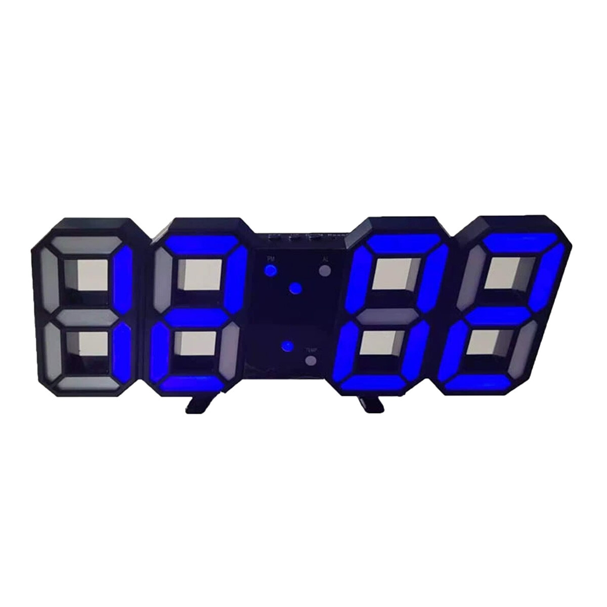 Reloj LED con atenuador automático y pantalla de temperatura, diseño de ...