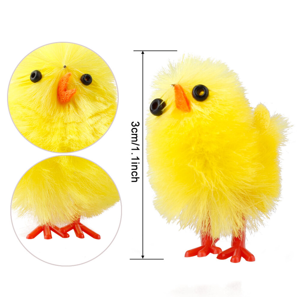 Mini pollitos de Pascua para decoración del hogar estilo granja. Lindas ...