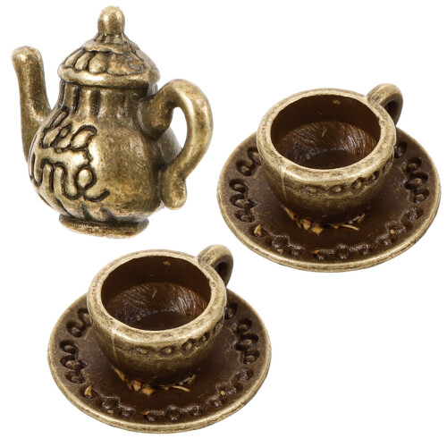 Miniature Tea Set With Cups And Teapot For Micro Landscapes on OnBuy