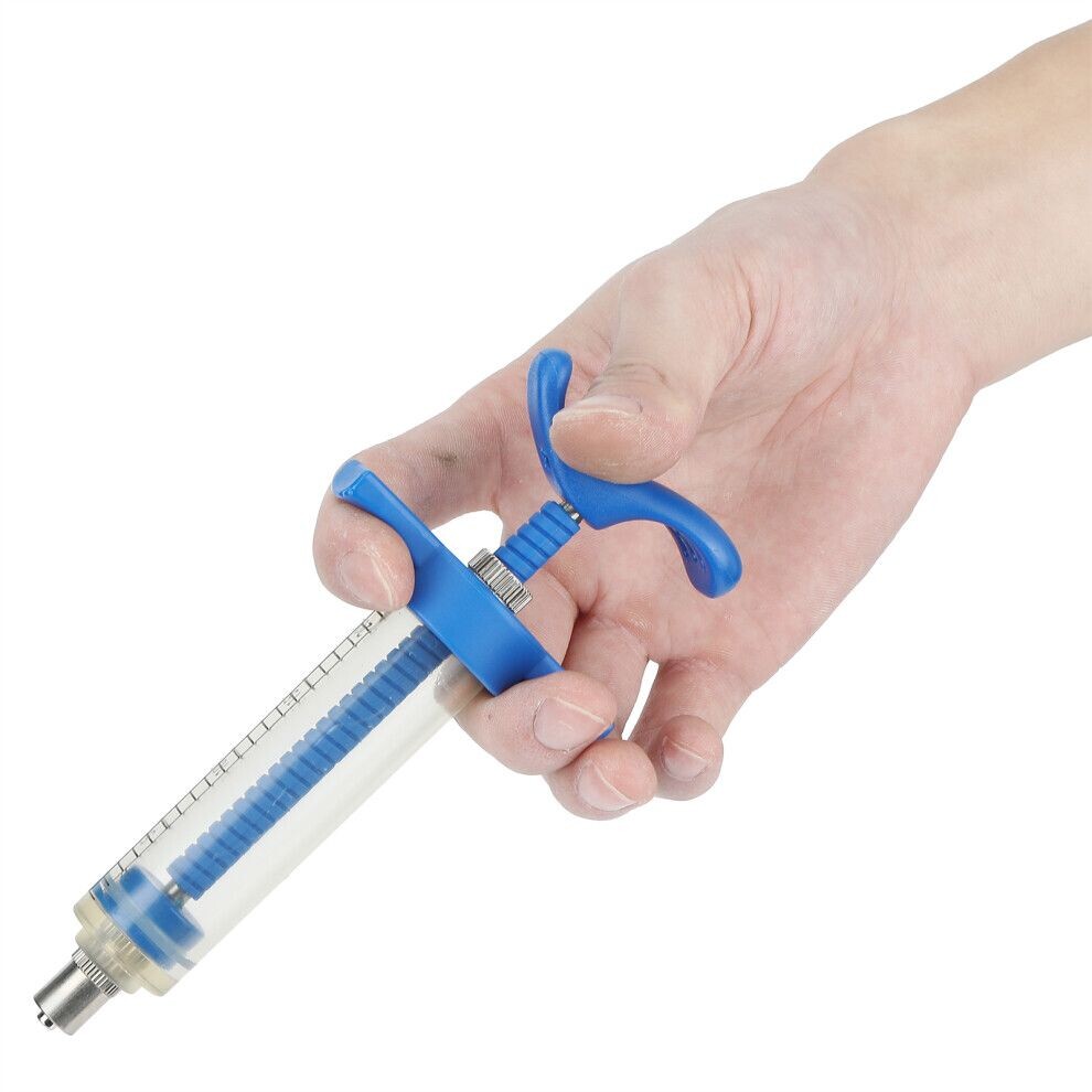 Seringue en plastique et acier, injecteur pour animaux, accessoires de ...