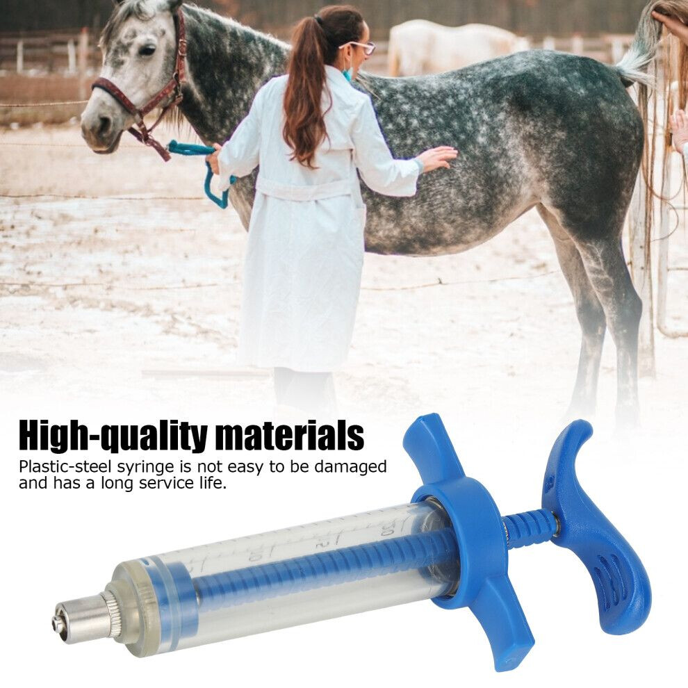 Seringue en plastique et acier, injecteur pour animaux, accessoires de ...