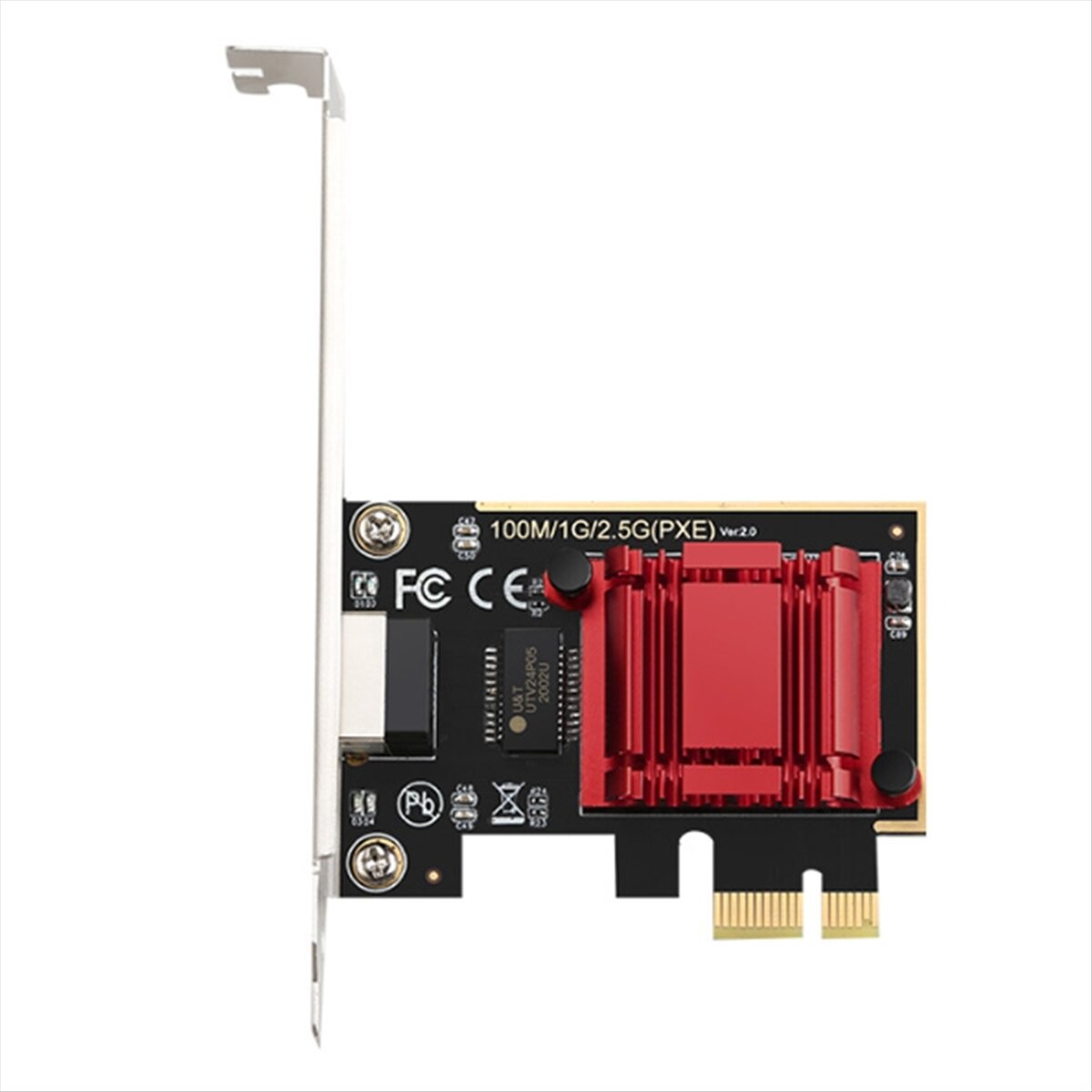 Scheda di rete Gigabit PCI-E da 2,5 G a RJ45 Chip RTL8125B 10/100/1000 ...