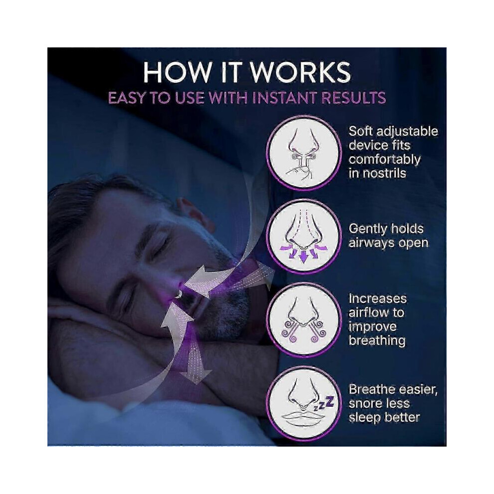Mute Snore Stopper Nasal Dilator for Snore Reduction Starter Pack ...