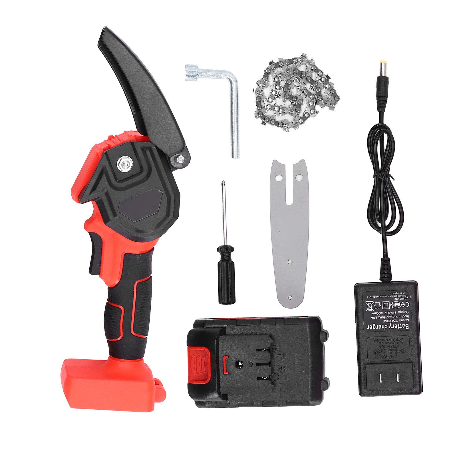 Motosega a batteria Mini motosega senza fili con sistema di ...