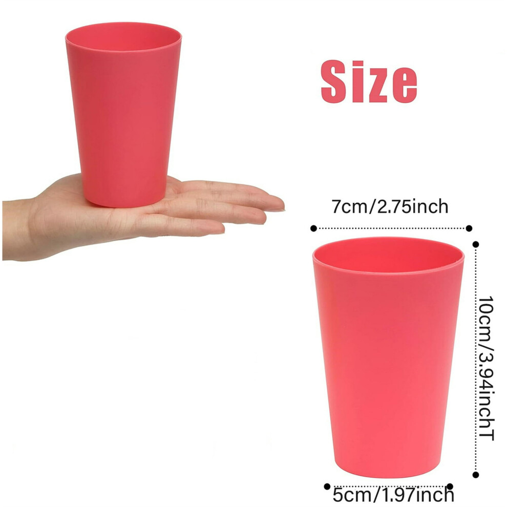Gobelets incassables - Empilables et réutilisables - 265 ml - Plastique ...