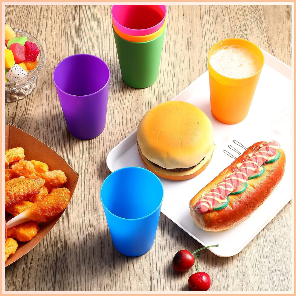 Gobelets incassables - Empilables et réutilisables - 265 ml - Plastique ...