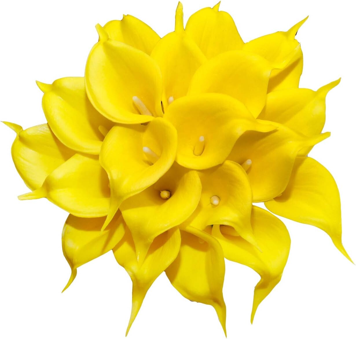 Flores artificiales para usar todo el año, flores de látex de tacto ...