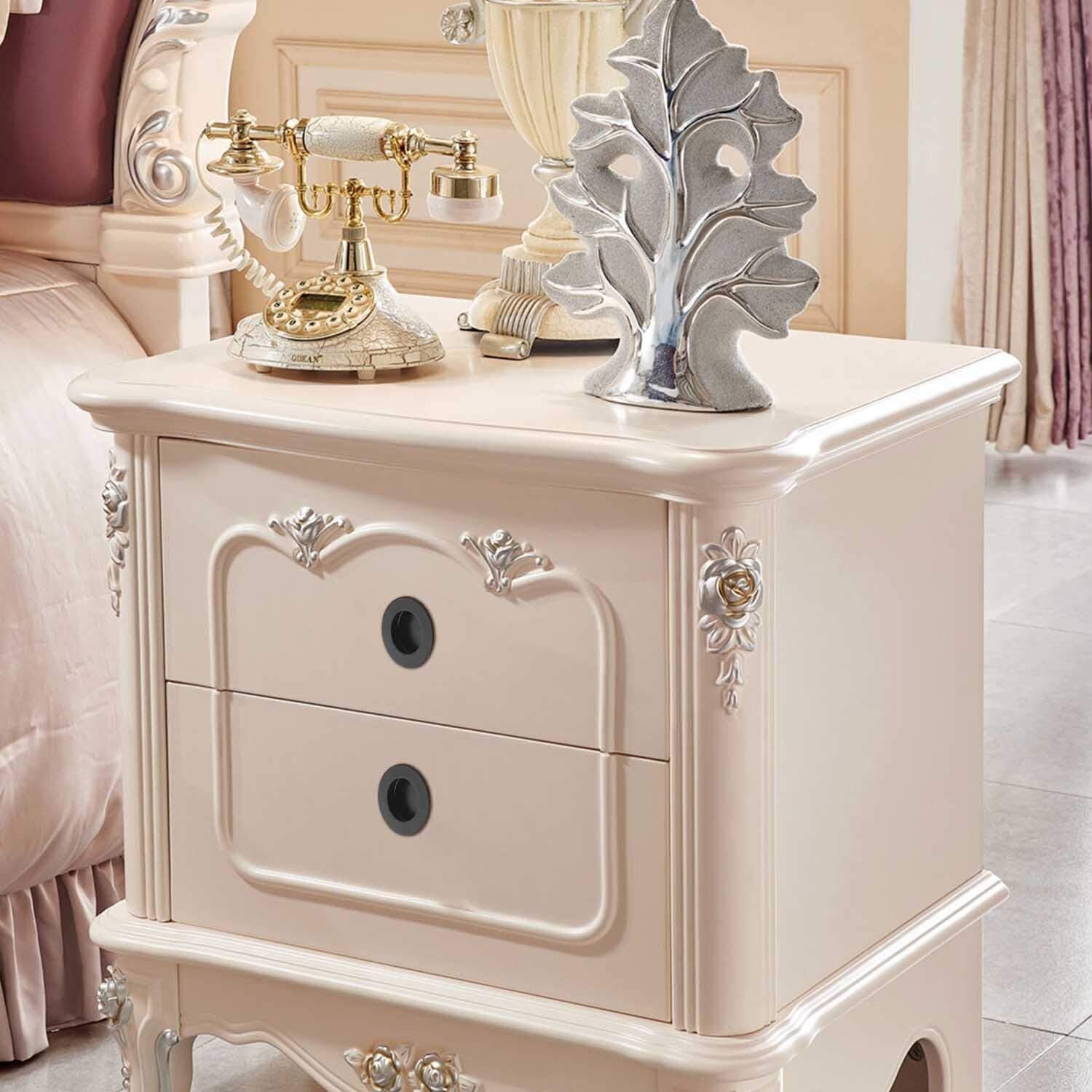 Poignée encastrée ronde pour armoire, poignée affleurante pour porte ...