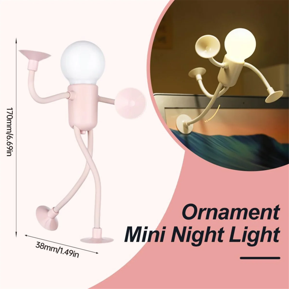 Changeable Shape Funny Sportsman Night Light, 4 DIY Lights on OnBuy