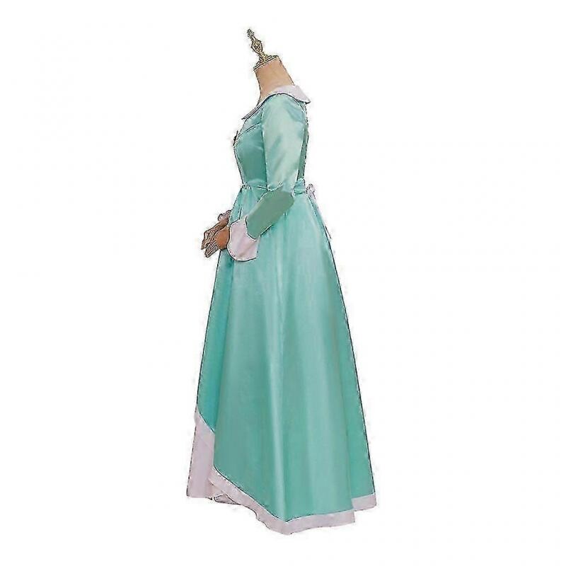 (S) Elegant Cosmic Princess Dress Fantasy-Inspired Long Gown with Crown ...