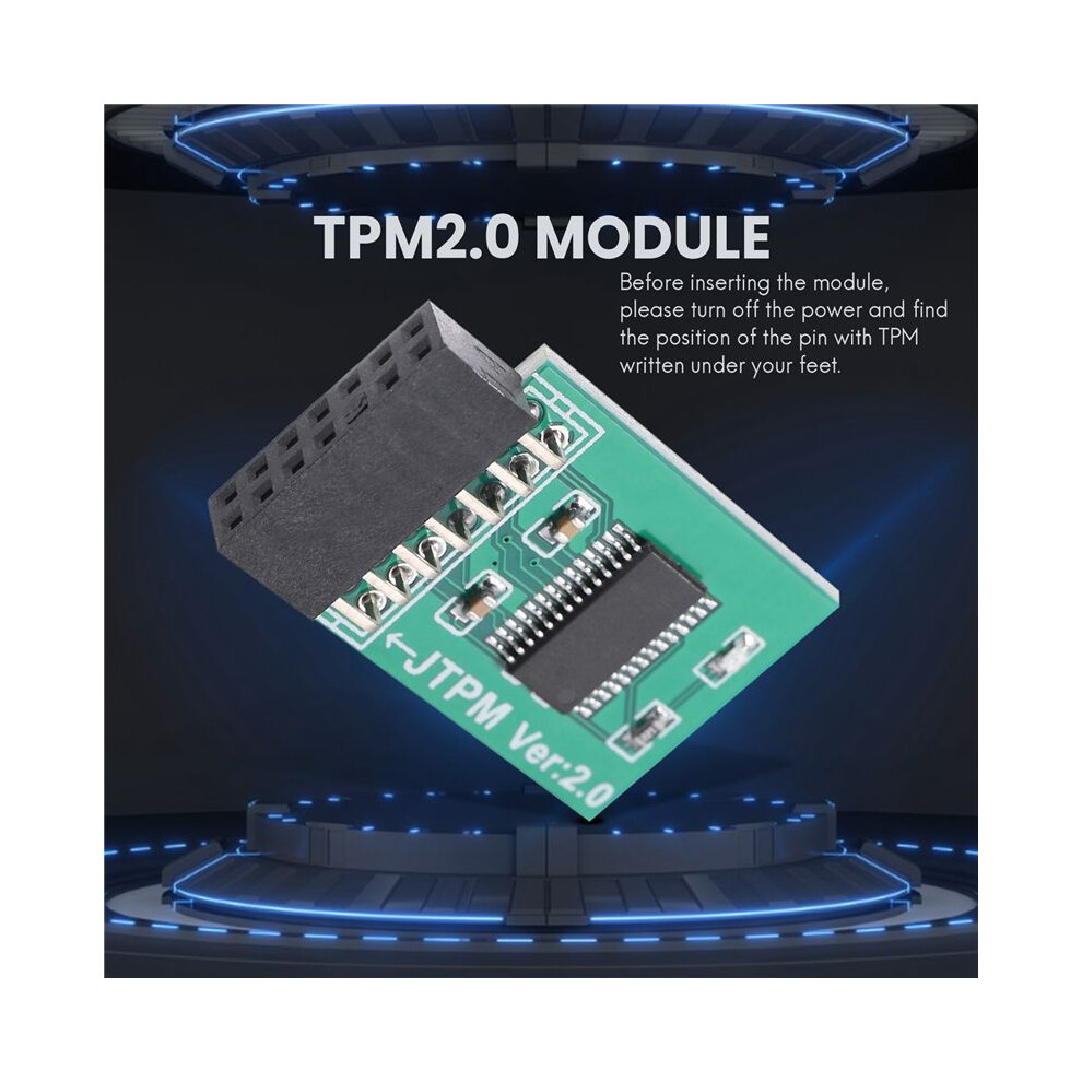 TPM 2.0 Encryption Security Module Remote Card LPC-14PIN 14Pin LPC for ...