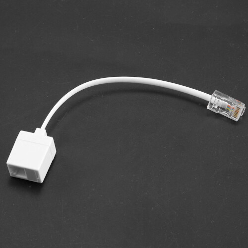 8 Socket 8P4C / RJ45 Male RJ11 6P4C to Female M / F Adapter Telephone ...