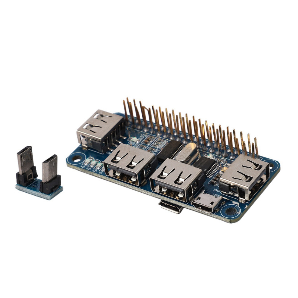 HUB USB 2x4 portas para placa de extensão 3/2/Zero W, conversão USB ...
