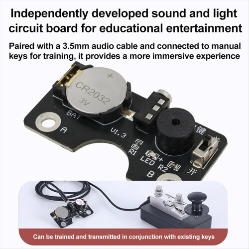 New CW Trainer Light And Sound Circuit Board For Vband-Keyer Connector ...