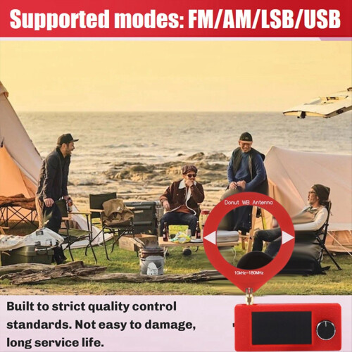 SI4732 Radio Receiver Kit 1.9inch Display 10KHz-180MHz Shortwave Radio ...