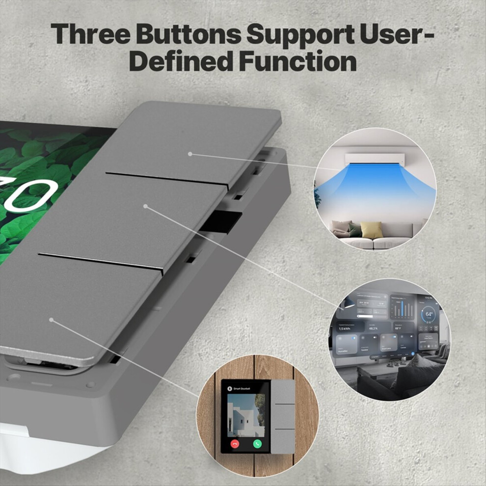 Tuya WiFi 3.5-Inch Smart Center Touch Control Panel Central Screen 3 ...