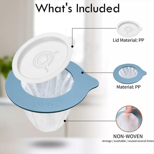 50 filtros de café portátiles, reutilizables, no tejidos, para ...