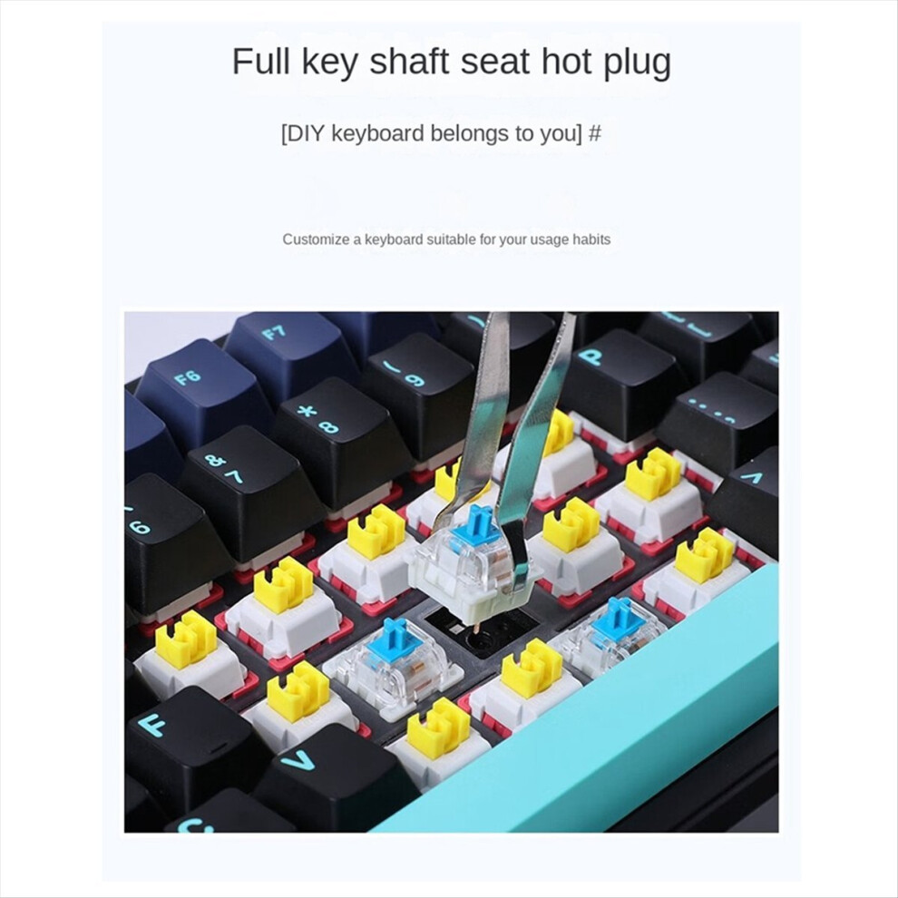 Aula F87pro 87Key Mechanical Keyboard Hot-Swap Wireless Keyboard ...