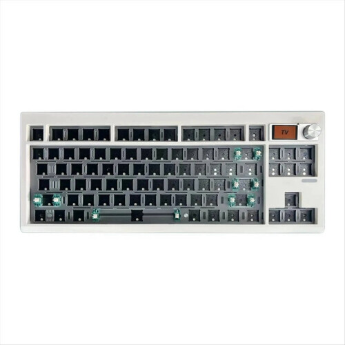 GMK87 Mechanical Keyboard KIT with Display Screen RGB Backlit Gasket ...