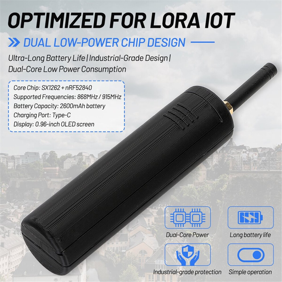 SR1 Meshtastic Device Lora Node Radio Repeater with Studio XIAO SX1262 ...