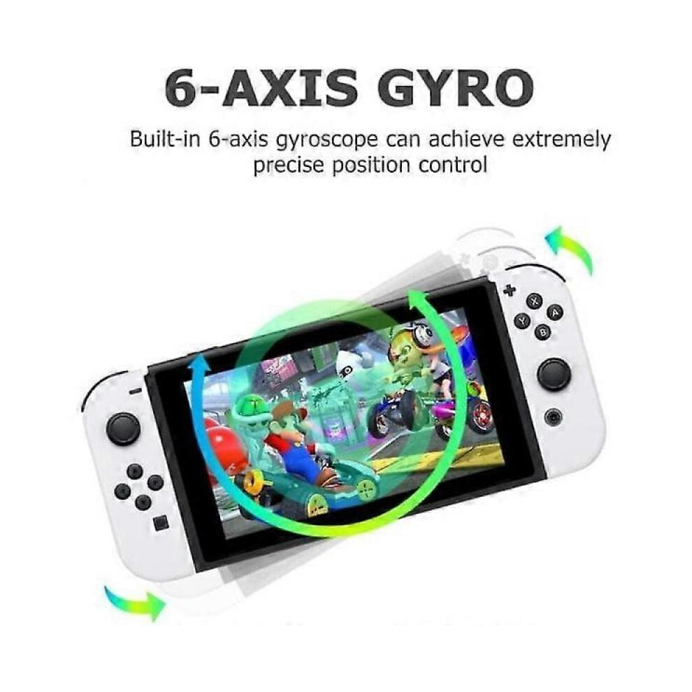 For Joypad (L/R) for Nintendo Switch controller - Left and Right Wireless Controller with Wrist ...