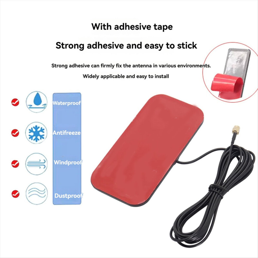 4G LTE Patch Antenna-SMA Male,700-2700MHz Vehicle Router Signal Booster ...