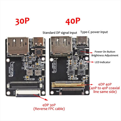 DP to EDP 4K 120HZ Adapter Plate DIY Monitor Driver Board 2k 1080 40Pin ...