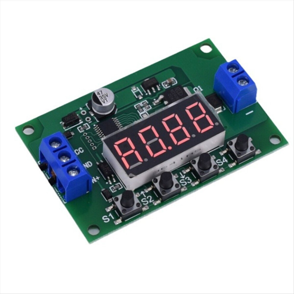 DC 12V LED Digital Cycle Time Delay Relay Module Trigger Switch ...
