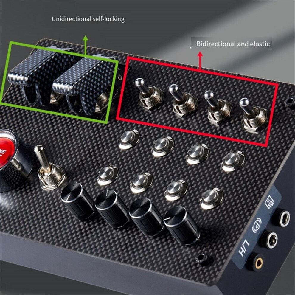 Horizontal Button Box SIM Racing Control Simulator Multi-Function for Simagic Fanatec Vertical ...