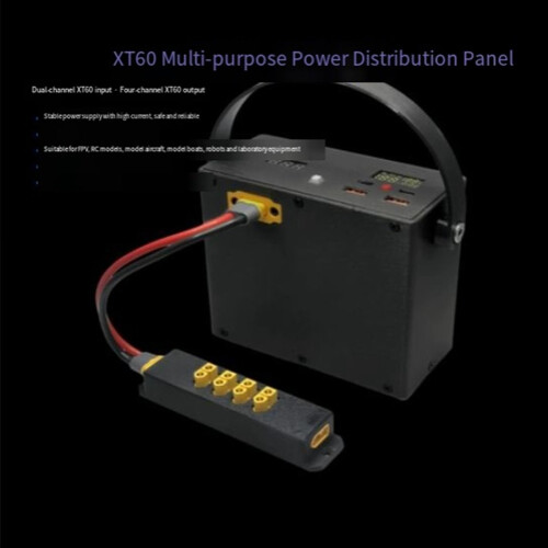 Dual-Channel Power Distribution Board Input Four-Channel Output 2000W ...