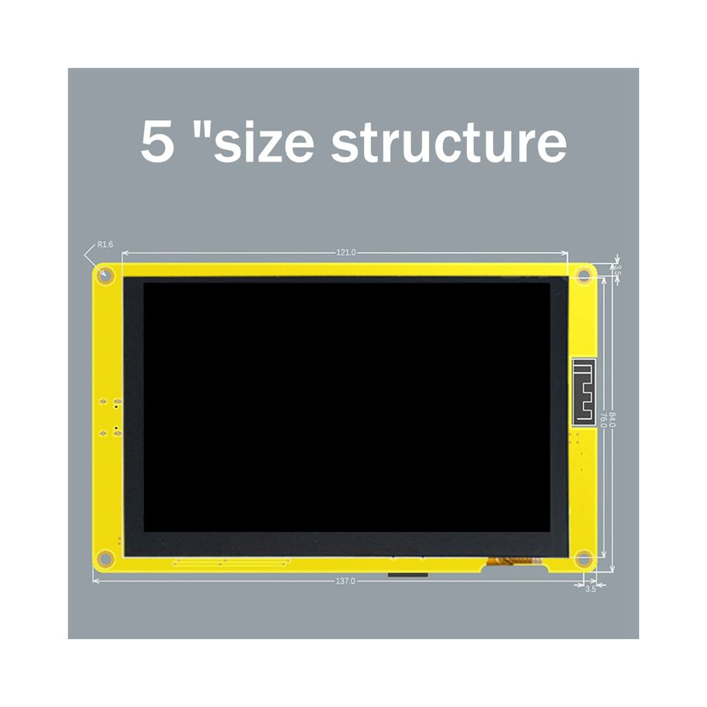 ESP32-S3 LVGL Development Board with 5 Inch LCD Display Capacitive ...