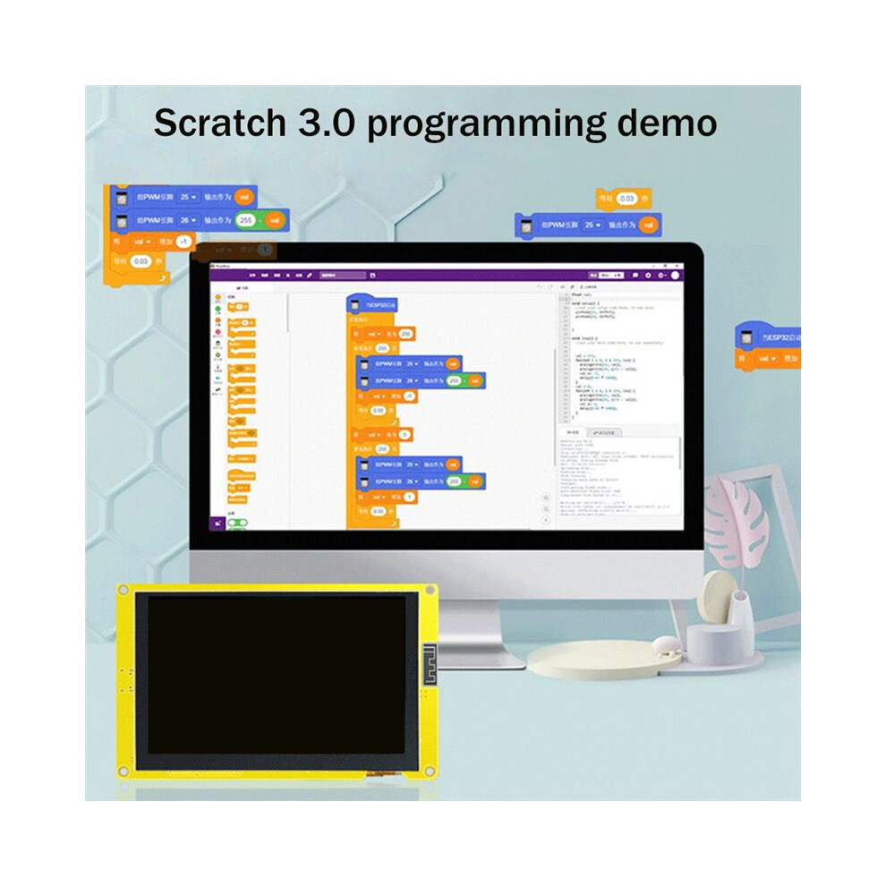 ESP32-S3 LVGL Development Board with 5 Inch LCD Display Capacitive ...
