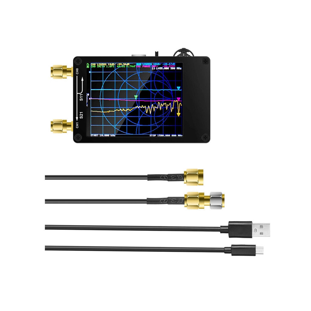 VNanoVNA Vector Network Analyzer 2.8 Inch TFT Display Spectrum 50KHz ...