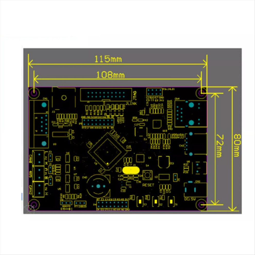 Industrial Control STM32F407VET6 Development Board RS485 Dual CAN ...