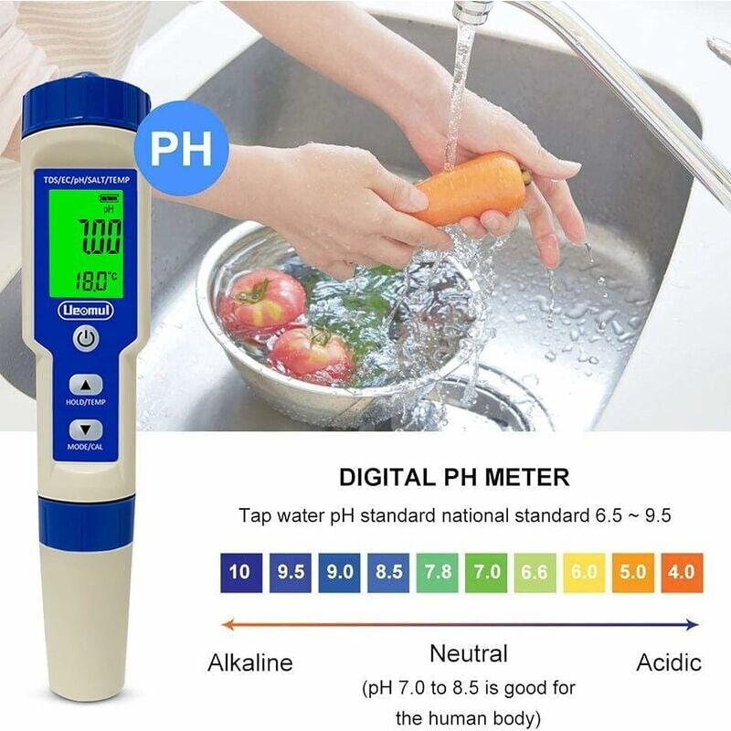 Salinomètre pour aquarium doté de fonctionnalités innovantes, notamment ...