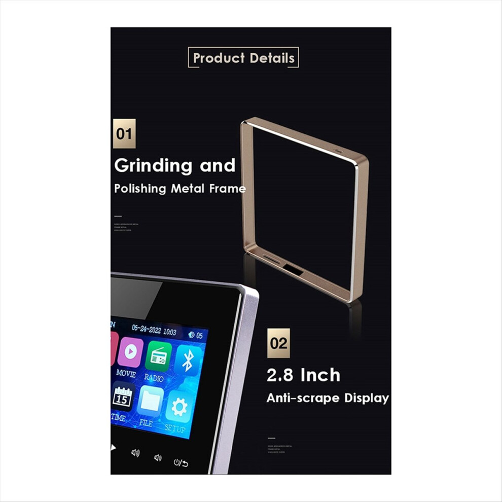 Home New Mini Bluetooth 2.8 HD Screen Wall Amplifi on OnBuy